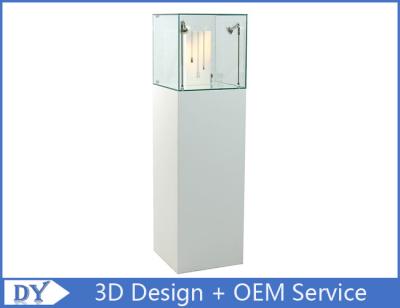 China Supplier manufacturer wooden glass full assamble exhibition showcase with lock for sale