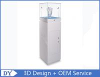 China Supplier manufacturer wooden glass full assamble exhibition showcase with lock for sale