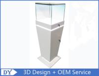China Supplier manufacturer wooden glass full assamble exhibition showcase with lock for sale