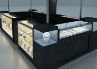 China Elegant Appearance Jewelry Showcase Kiosk With Fully - Enclosed Structure for sale