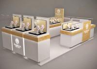 China Small Space Retail Shopping Mall Kiosk / Jewellery Display Cabinets Stable Structure for sale