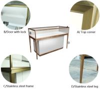 China Non - Toxic Materials Jewelry Showcase Kiosk Hidden Various Colors LED Strip Lights for sale