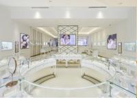 China Professional 3D Design Jewellery Shop Display Counters With Stainless Steel Leg for sale