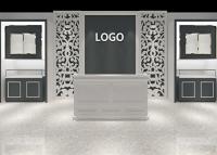China Elegant Design Retail Jewelry Display Cases Decorated With LED Spot Lights for sale