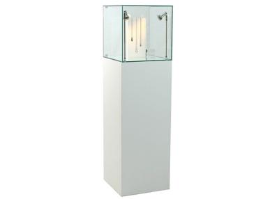 China Inexpensive Custom Glass Display Cases Fully Assembled Structure With Locks for sale