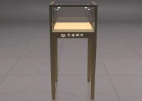 China Fully Stainless Steel Frame Commercial Display Cases Decorated With Spot Lighting for sale