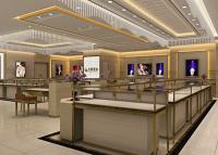 China Stainless Steel Wooden Display Cases Large Space For Jewelry Display for sale