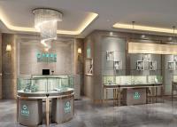 China Luxury Modern Jewelry Shop Display Cabinets / Jewellery Showroom Furniture for sale