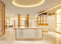 China Luxury Stainless Steel Store Display Fixtures For Women Clothing Shop for sale