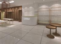 China Fashion Retail Lady Apparel Store Fixtures Made With Wood Stainless Steel for sale