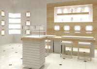 China Easy Install Modern Jewelry Display Cases Custom Logo For Retail Shop for sale
