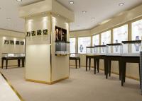 China Black Coating Color Custom Glass Display Cases 6MM Glass Door With Locks for sale