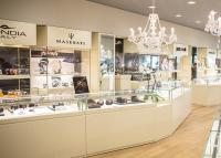 China Durable White Coating Custom Jewelry Display Cases / Retail Display Cases for sale