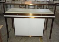 China Durable Jewelry Store Fixtures  / Store Display Cases With Stainless Steel Frame for sale