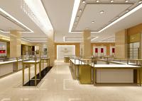 China Pre - Assembly Structure Jewelry Display Fixtures 6000 Lumen / 4000 Kelvin Lights for sale