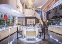 China Nice Matte White Lacquer Jewelry Store Display Cases / Retail Display Fixtures for sale