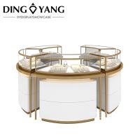 China Factory Commercial Custom Made Locking Jewelry Display Case For High End Jewelry Store, Made of High Quality Material for sale