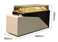 China Lighted Jewelry Display Case , Large Wooden Display Plith In White Lacquer Finished for sale
