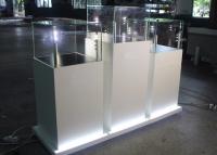 China Modern Wooden Glass Jewelry Show Display / Pedestal Display Case for sale