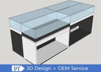 China Simple Jewellery Showroom Furniture With Led Lights For Decorated for sale
