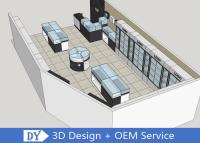 China Modern MDF Jewellery Showroom / Custom Jewelry Display Cases for sale