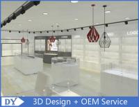 China Lacquer Finished Store Jewelry Display Cases / Jewellery Shop Display Counters for sale
