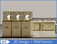China Luxury Wood Veneer Jewellery Counter Designs With OEM LOGO for sale