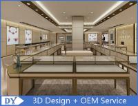 China OEM Modern Shop Showroom Jewellery Counter Display With Led for sale