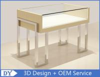 China High End Mirror Stainl Steel Jewelry Store Counter With lock for sale