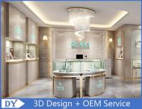 China Elegant Stainless Steel Showroom Jewellery Display Counter 1325X550X950MM for sale