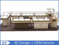 China Custom Shopping Mall Jewelry Display Counter / Shop Display Cabinets for sale