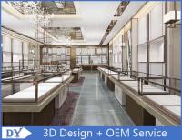 China Fashion Stainless Steel Jewellery Shop Showcase With Custom Logo for sale