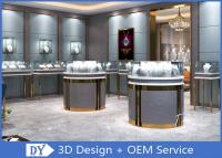 China 3D Design Store Jewelry Display Cases In Custom Size Logo / Jewellery Shop Furniture for sale