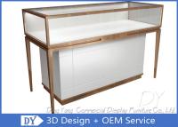 China Modern Fashion Brush Jewellery Display Counter With Led Lights for sale