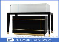 China Luxury Nice Black Jewelry Showcase Display , Jewelry Shop Counters for sale
