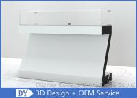 China White Coating  MDF Jewelry Showcase Display with Wooden +  Glass + Lights + Acrylic for sale