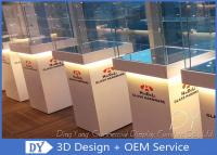 China Custom Jewellery Shop Display Cabinet / Middle Standing Jewelry Display Showcase for sale