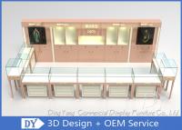 China Nice Beige Jewellery Counters Showcases / Jewellery Showcase Design for sale