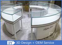 China Glass Wooden Jewellery Display Counter / Jewellery Shop Fittings for sale