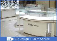 China Glass Wooden Jewellery Display Counter / Jewellery Shop Fittings for sale