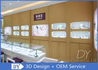 China Attractive Jewellery Counter Display / Gold Shop Counter Design for sale
