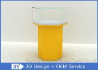 China Yellow Cabinets Jewellery Display Showcase / Jewelry Display Cases for sale
