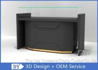 China Matte Black Store Jewelry Display Cases / Jewellery Counter Display for sale