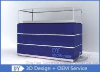 China Custom Jewelry Showcases With Large Storage In Black Painting for sale