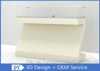 China White Coating  MDF Jewelry Showcase Display with Wooden +  Glass + Lights + Acrylic for sale
