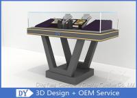 China Beautiful Firm Structure Wooden Jewelry Display Cases With Lock / Jewelry Store Counter for sale