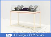 China Pre Assemble Wood Glass Jewelry Store Showcases Fixtures For Exhibition for sale