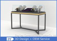 China All In One Services Inexpensive Metal Glass Jewelry Display Cases for sale