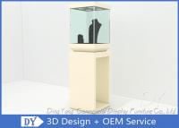 China Modern Black Wooden Glass Jewelry Tower Display Cases For Window Display for sale