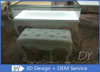 China 3D Design Wood Glass Jewelry Display Showcase With Lock Size 1200X550X950MM for sale